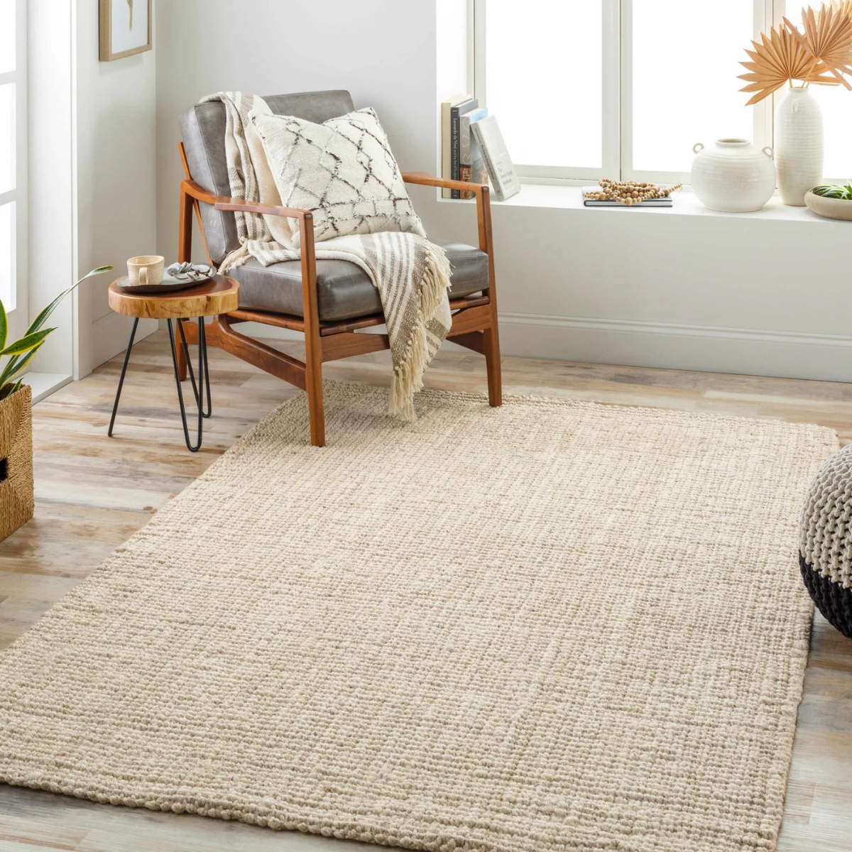 Cream Jute Rugs