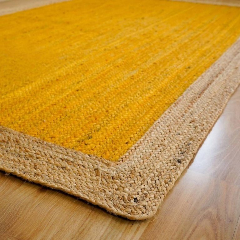 Natural Hand Braided Jute Rug