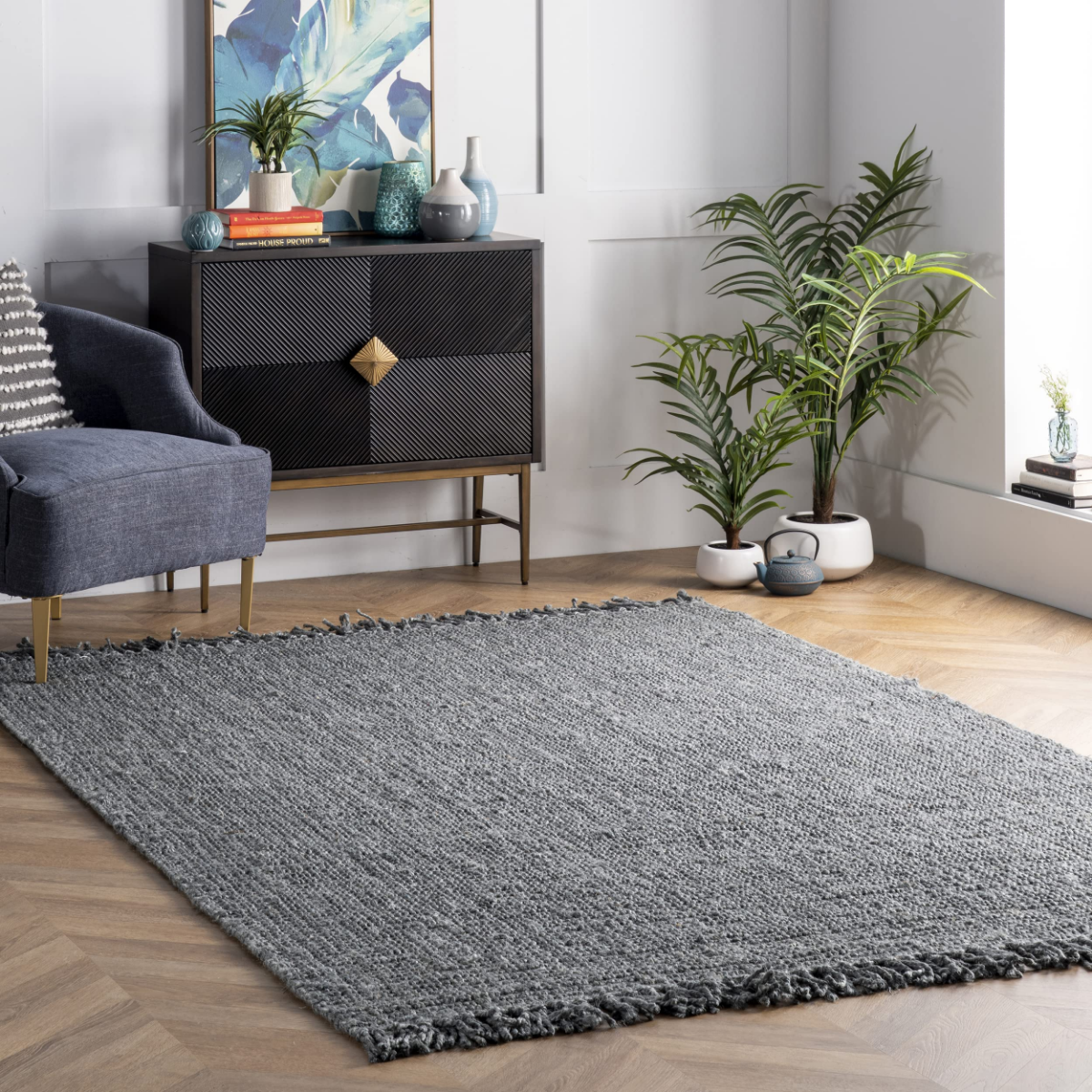 Grey Jute Rugs